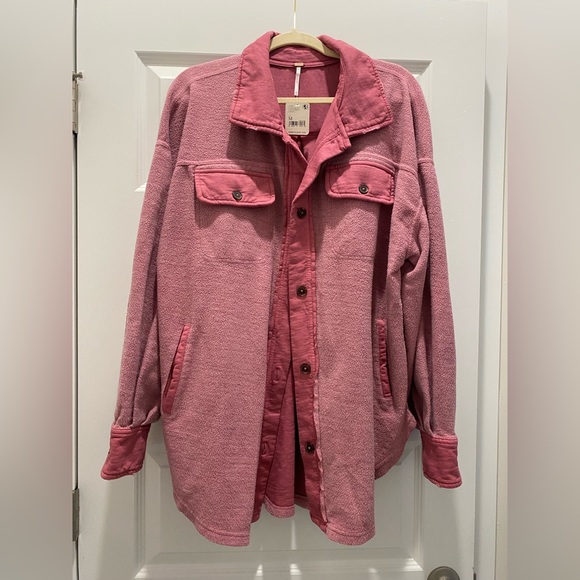 Jackets & Coats | Free People Ruby Jacket Sweetheart Pink | Poshmark